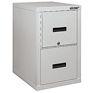 Fire Resistant File Cabinet - Light weight, fire rated, One file drawer & safe