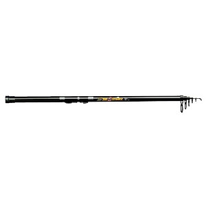 B&M ST6 Slo-Troller 20-Foot Telescoping Pole with Ceramic Shock Ring Guides and Textured Handle Yellow