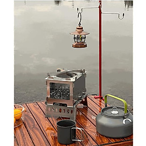 Multifunctional Charcoal Barbecue Grill Camping Grill Stove, Kettle Grill Stove Tabletop Smoker Grill Folding Charcoal Grill For Picnic, Camping, Hiking, Traveling, Outdoor Indoor(Style 3)