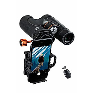 Celestron - NexGo DX Kit - Universal Smartphone Adapter - Digiscoping Smartphone Adapter - BONUS Bluetooth Shutter Release Remote