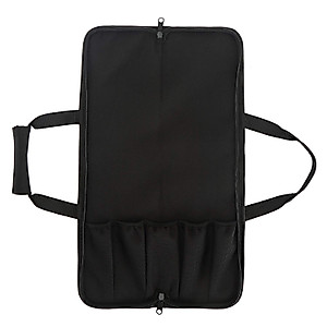 Tosnail 5 Slots Chef Knife Case Roll Bag with Easy Carry Handle - Yellow Line