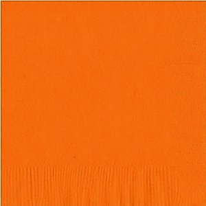 50 Plain Solid Colors Luncheon Dinner Napkins Paper - Orange