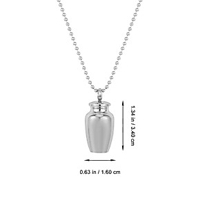 Kisangel Tooth Keepsake Necklace Tooth Fairy Box Baby Teeth Holder Necklace Kids Tooth Box Keepsake Deciduous Souvenir Box First Lost Teeth Hair Holder