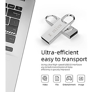 USB Flash Drive 5 Pack 16GB Flash Drives Thumb Drive, 2.0 Memory Stick with Zinc Alloy Design, Jump Drive Pendrive for Data Storage and Backup, Gift USB Disk Zip Drive