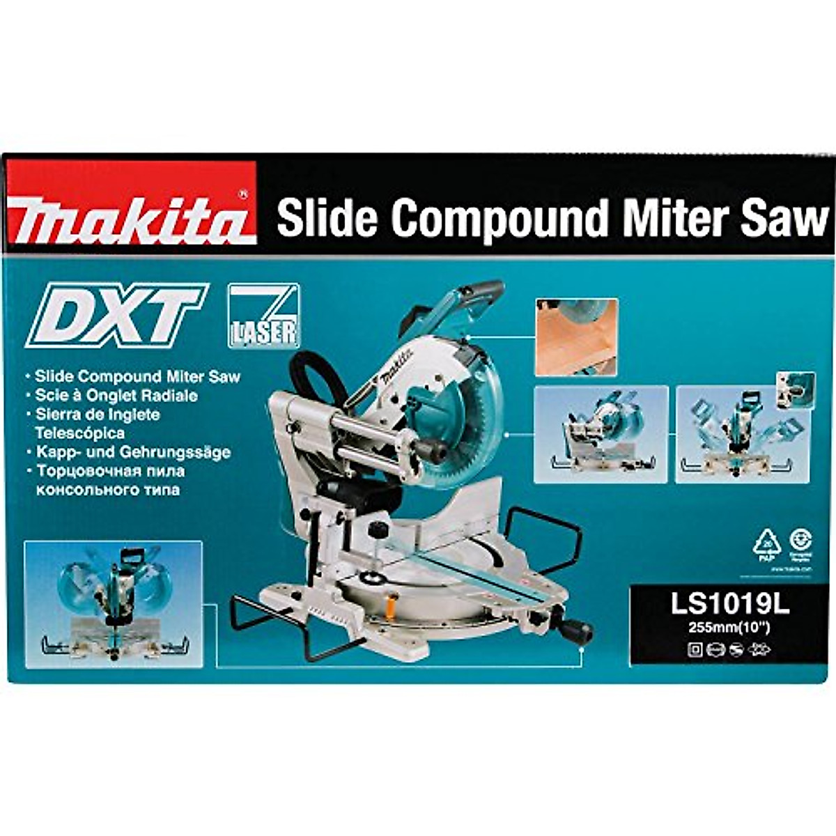 Makita LS1019L 10" Dual-Bevel Sliding Compound Miter Saw with Laser