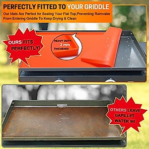 i-FSK Heavy Duty Silicone Griddle Mat (1.98 lbs) for Blackstone 36", All-Season Cover, Effortless Cleaning Accessory