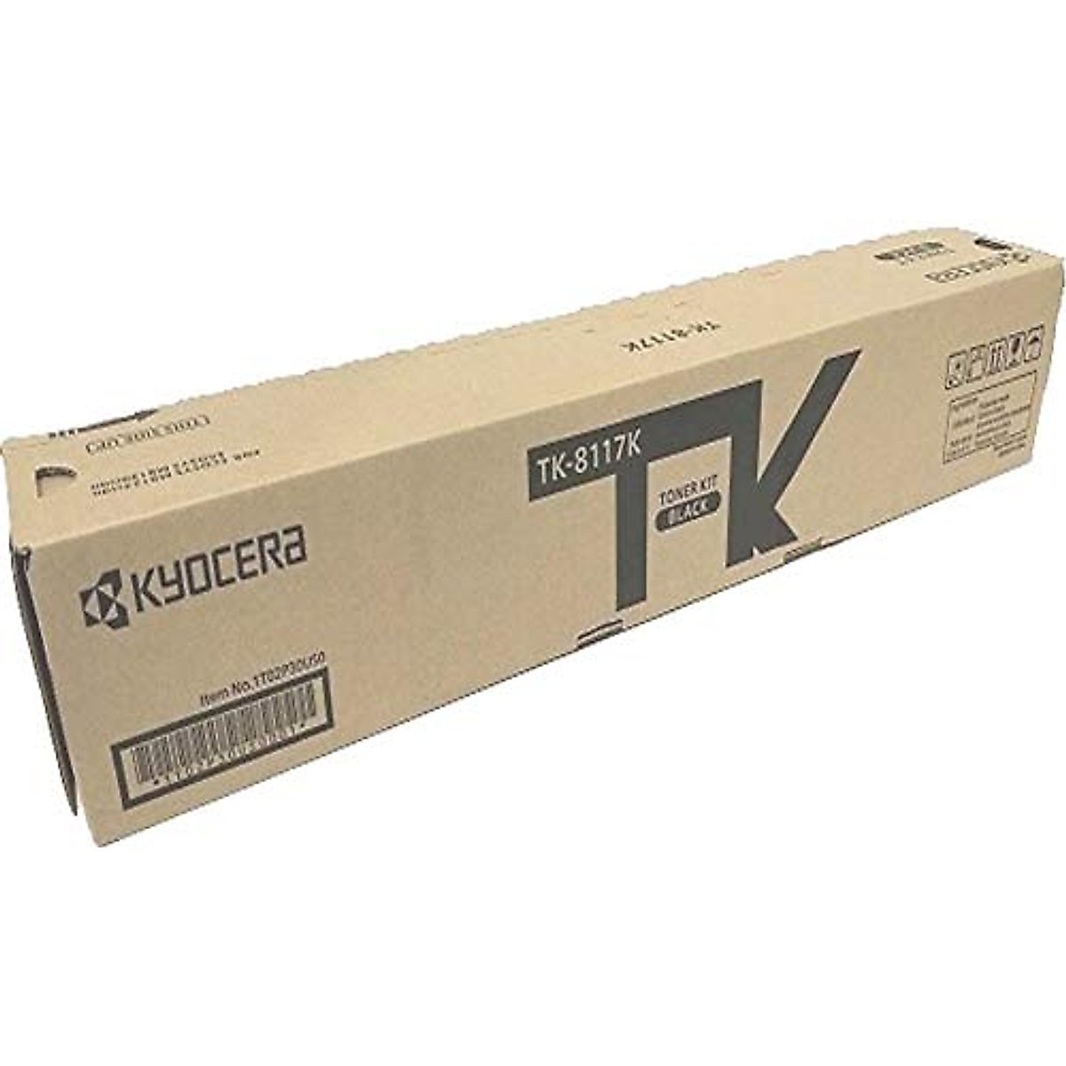 Kyocera 1T02P30US0 Model TK-8117K Black Toner Kit For use with Kyocera ECOSYS M8124cidn and M8130cidn Color Multifunctional Printers, Up to 12000 Pages Yield at 5% Average Coverage