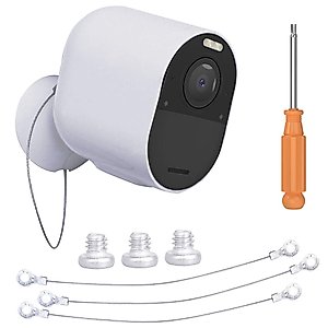 Koroao Anti-Drop Chain for Arlo Pro 4/Arlo Pro 3/Arlo Ultra - Prevent from Falling/Stolen - Weatherproof Indoor and Outdoor Safety Equipment (3-Pack)