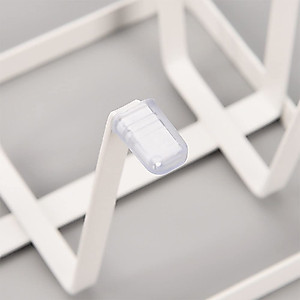 Alunsito Glass Cup Drying Rack, Nordic Style Wine Glass Drying Rack, Coffee Cup Holder, Water Bottle Organizer Metal Stand, Suitable for Home, Office, Kitchen, Black