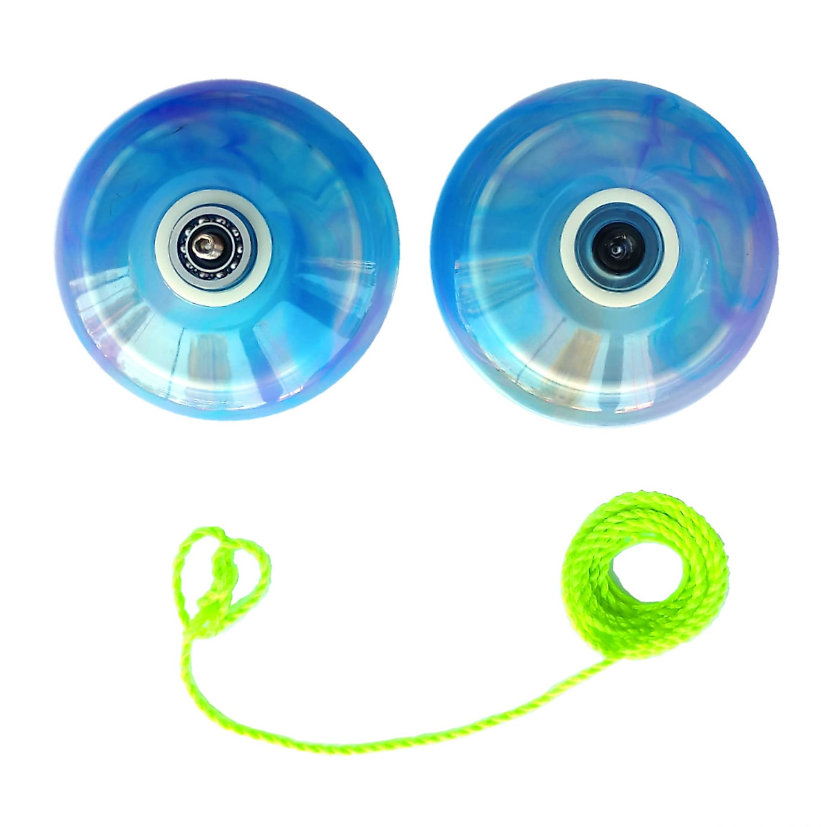 YoyoFactory Arrow Elite Beginner Yoyo Toy - Comes with Extra String & Pre Tied Finger Loop - Includes Bearings for Beginners to High Performance - Boys or Girls Ages 8+ Galaxy.