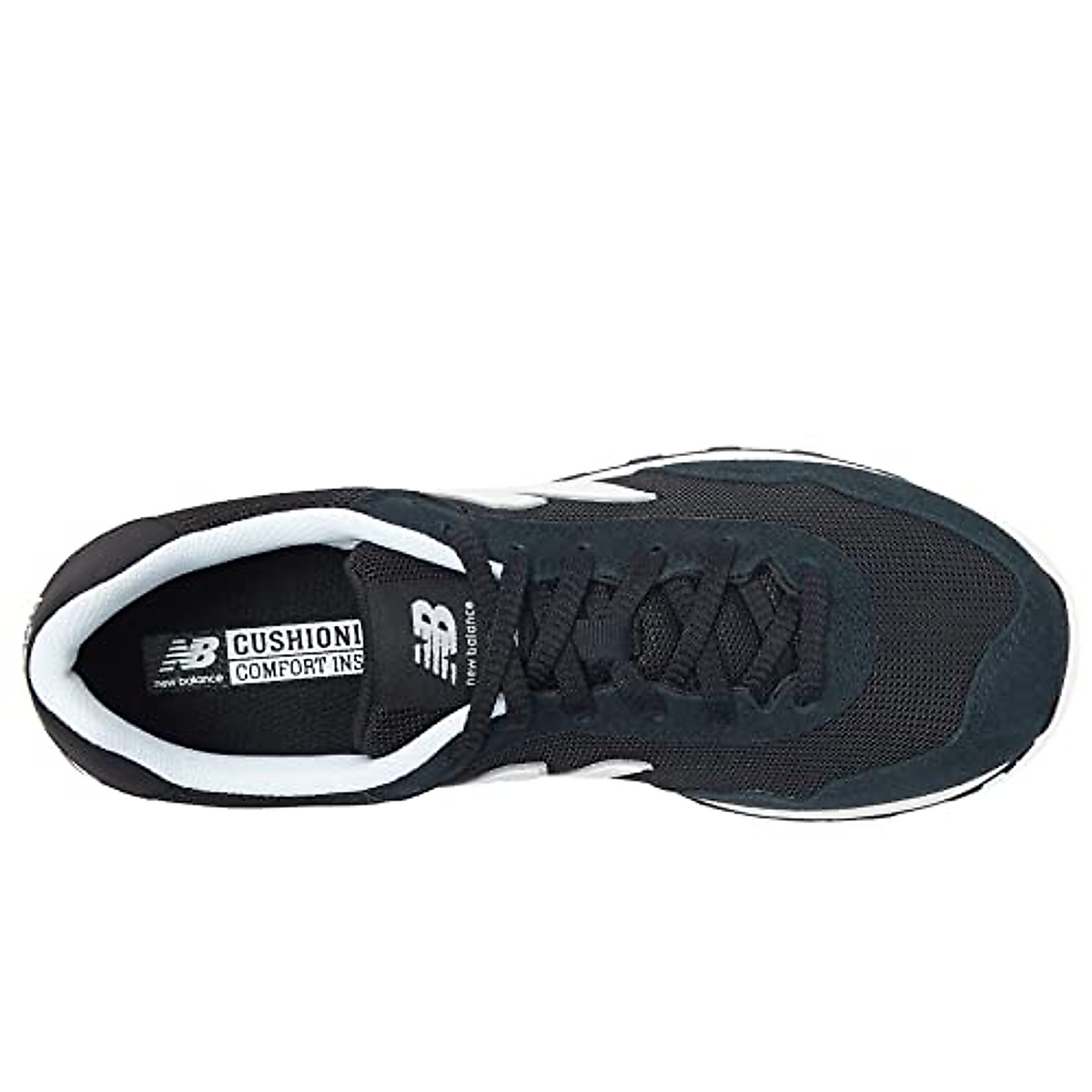 New Balance Women's 515 V3 Sneaker, Black/White 3, 6 Wide