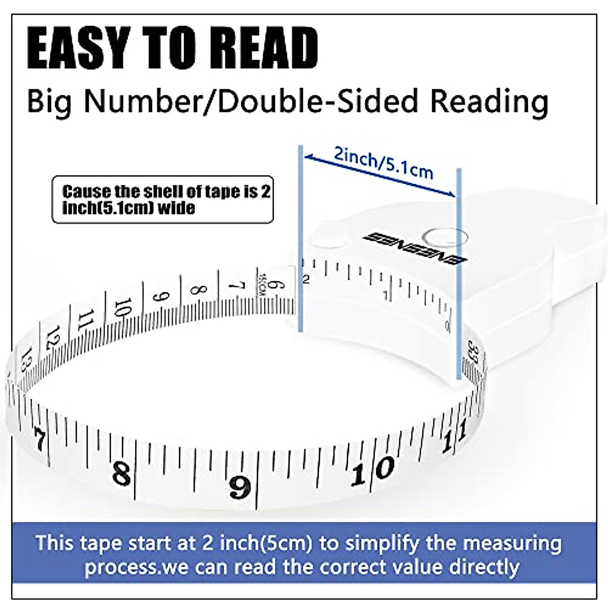 3PCS Tape Measure Body Measuring Tape 60inch (150cm), Retractable Measuring Tape for Body Measurement & Weight Loss, Accurate Body Tape Measure for Fitness, Tailor, Sewing, Handcrafts, Clothes