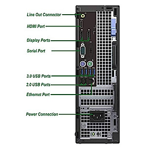 Dell OptiPlex 7040 SFF Computer Desktop PC, Intel Core i5 6500 3.2GHz, 16GB Ram, 256GB NVMe SSD,Keyboard & Mouse, WiFi | Bluetooth, HDMI, New Dual 19" LCD Monitor, Win 10 Pro (Renewed)