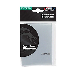 BCW Standard Chimera Board Game Sleeve - 58mm x 89mm - Bundle of 2 Packs - 100 Sleeves Total