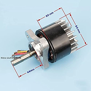 500W Power DC 18V 36V 3600 RPM 8200 RPM Brushless Motor for Garden Tool Electric Saw Lawn Mower The Motor is A Round Shaft (Round Shaft 10mm)