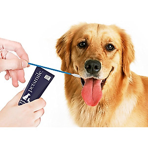 Petsmile Professional Pet Toothpaste Applicator Swabs | Easily and Effectively Spreads Dog Toothpaste to Promote Oral Hygiene | Dental Care for Pets | VOHC Approved Brand
