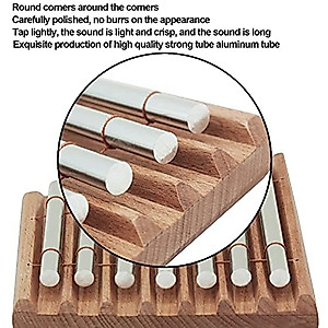 Energy Chime with Mallet Rhythm Wind Chime 7 Tone Hand Chimes Wind Chimes Percussion Instruments Reminder Meditation Chimes for Classroom Management Teaching Supplies 16.8 * 15 * 13cm