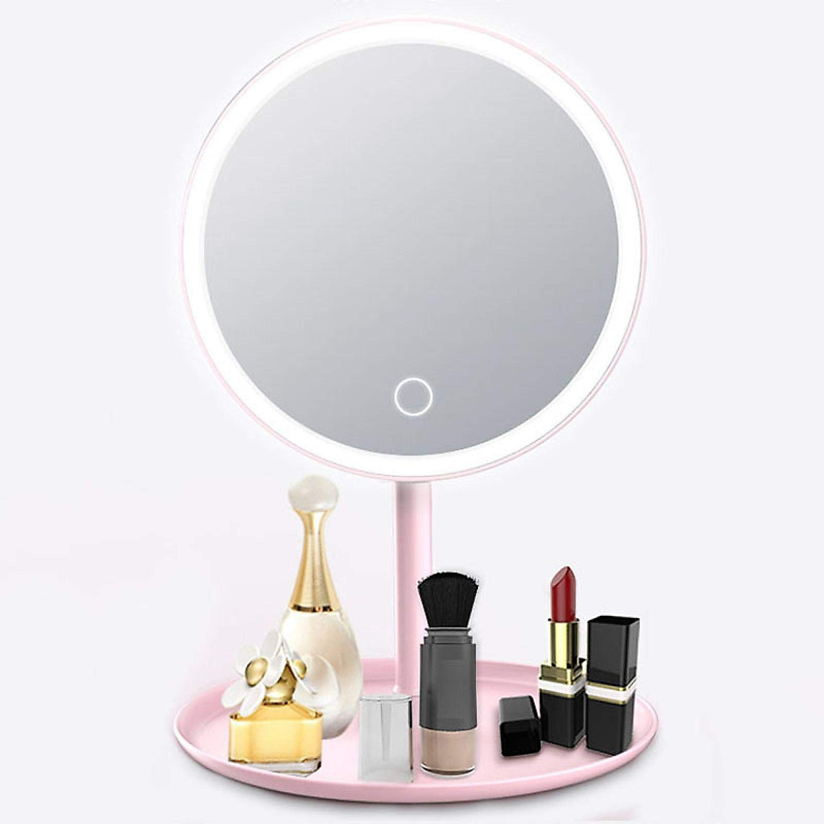 FQYYDD Illuminated Makeup Mirror Make-Up Backlight Led Light Comb Mirror Removable