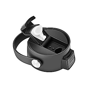 PUWUXY Auto Flip Lid for Hydro Flask Wide Mouth 12, 16, 18, 20, 24, 32, 40, 64oz, Splash Proof Coffee Lid Compatible with Simple Modern, Takeya, Iron Flask and More Top Water Bottle Brand - Black