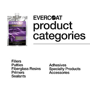 Evercoat Fiber Tech Reinforced Repair Compound for Galvanized Steel, Aluminum, and More - 814 Grams