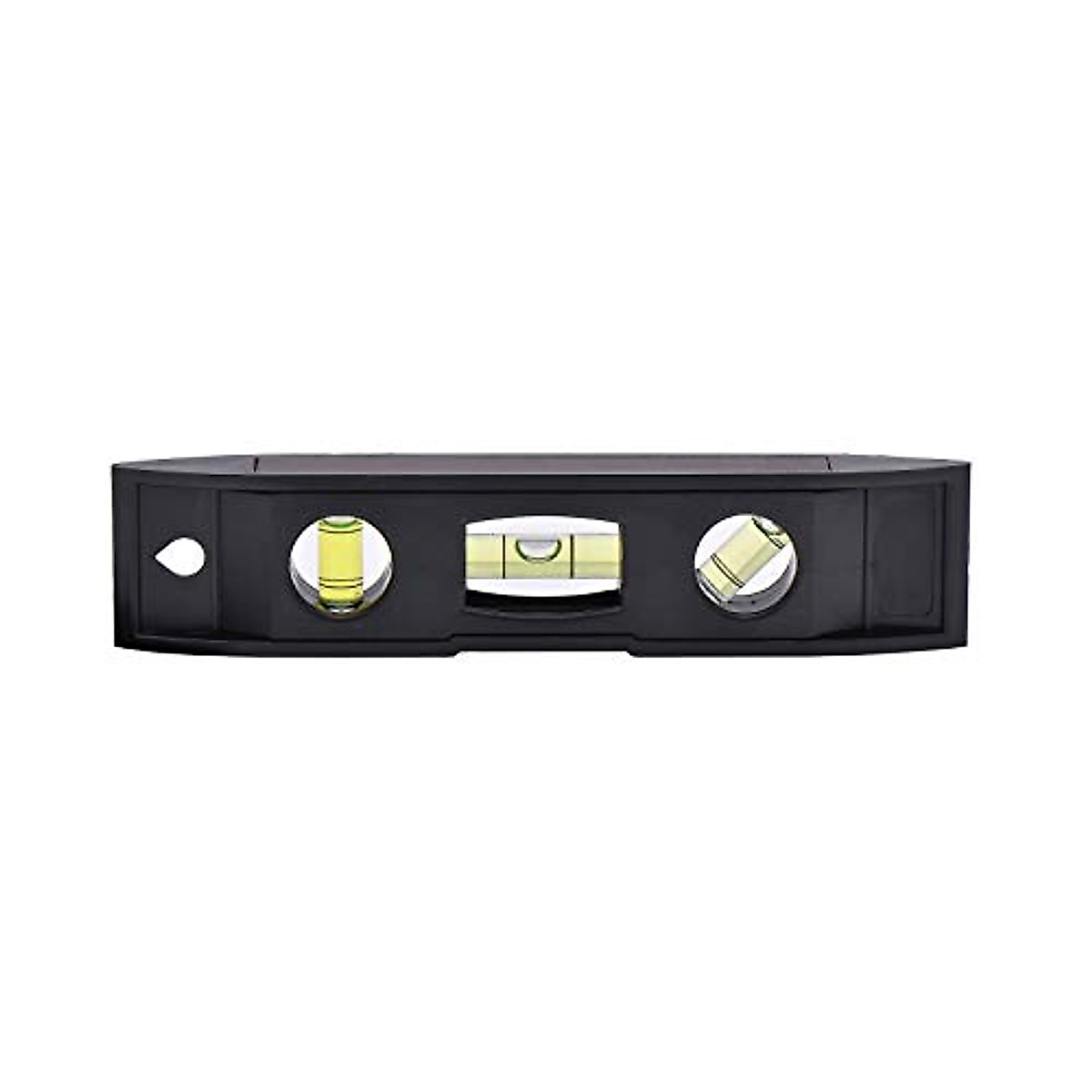 6-Inch Magnetic Torpedo Level 3 Bubbles Home Use Black, 2PCS