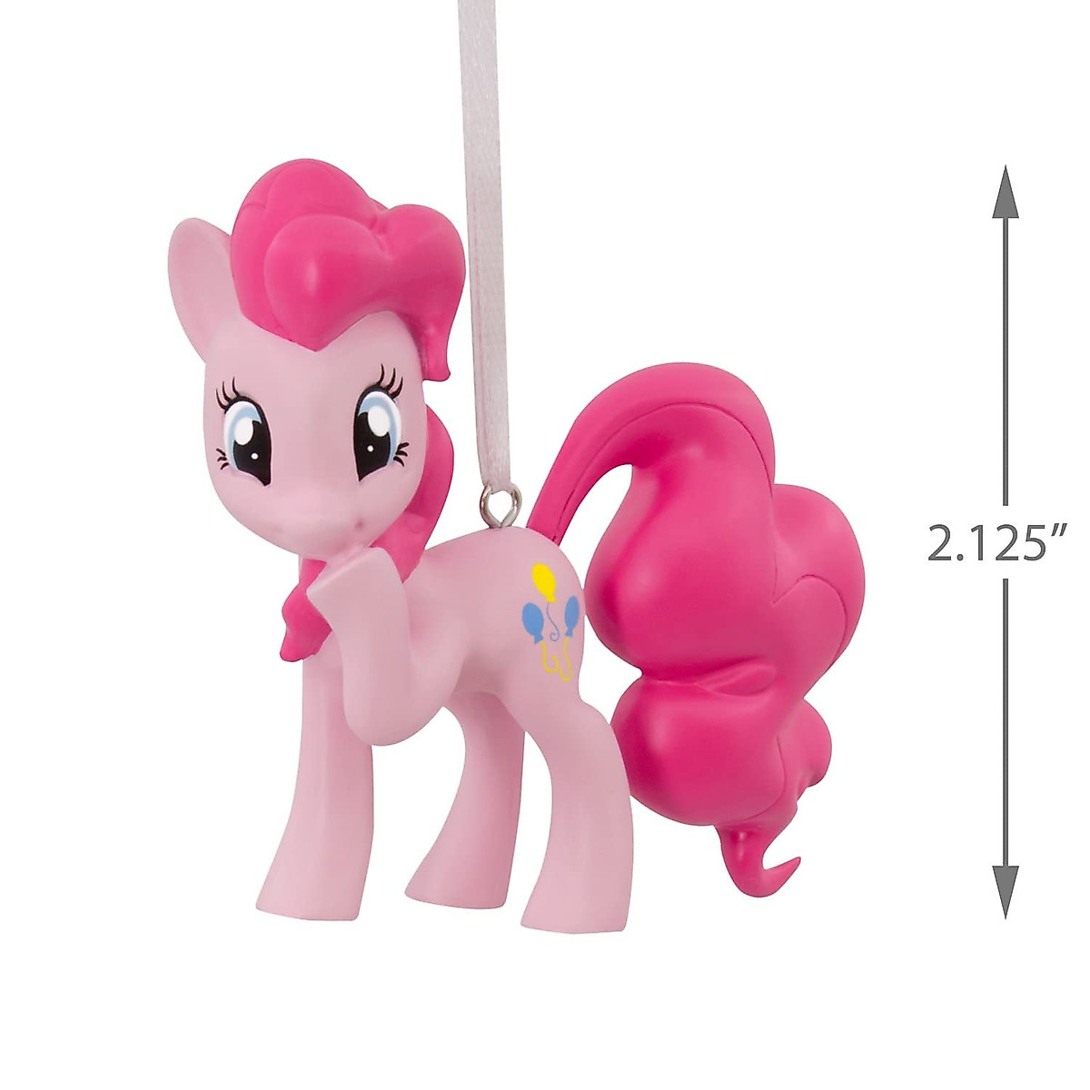 Hallmark My Little Pony Pinkie Pie Christmas Ornament, Pink, 2.125 x 3 x 1.2 Inches