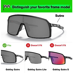 Prizo ORL Polarized Replacement Lenses for Oakley Sutro Sunglasses OO9406 - Multi Options (Orange+Blue)