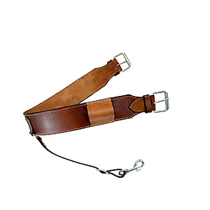 Handmade Western Saddle Rear Cinch Hand Tooled Leather Horse Saddle Back Girth Flank Cinches LC-012
