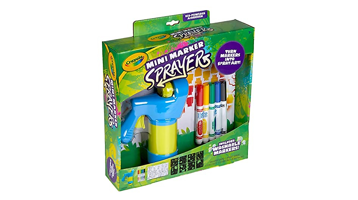 Crayola Mini Marker Sprayer - Airbrush Kit for Kids