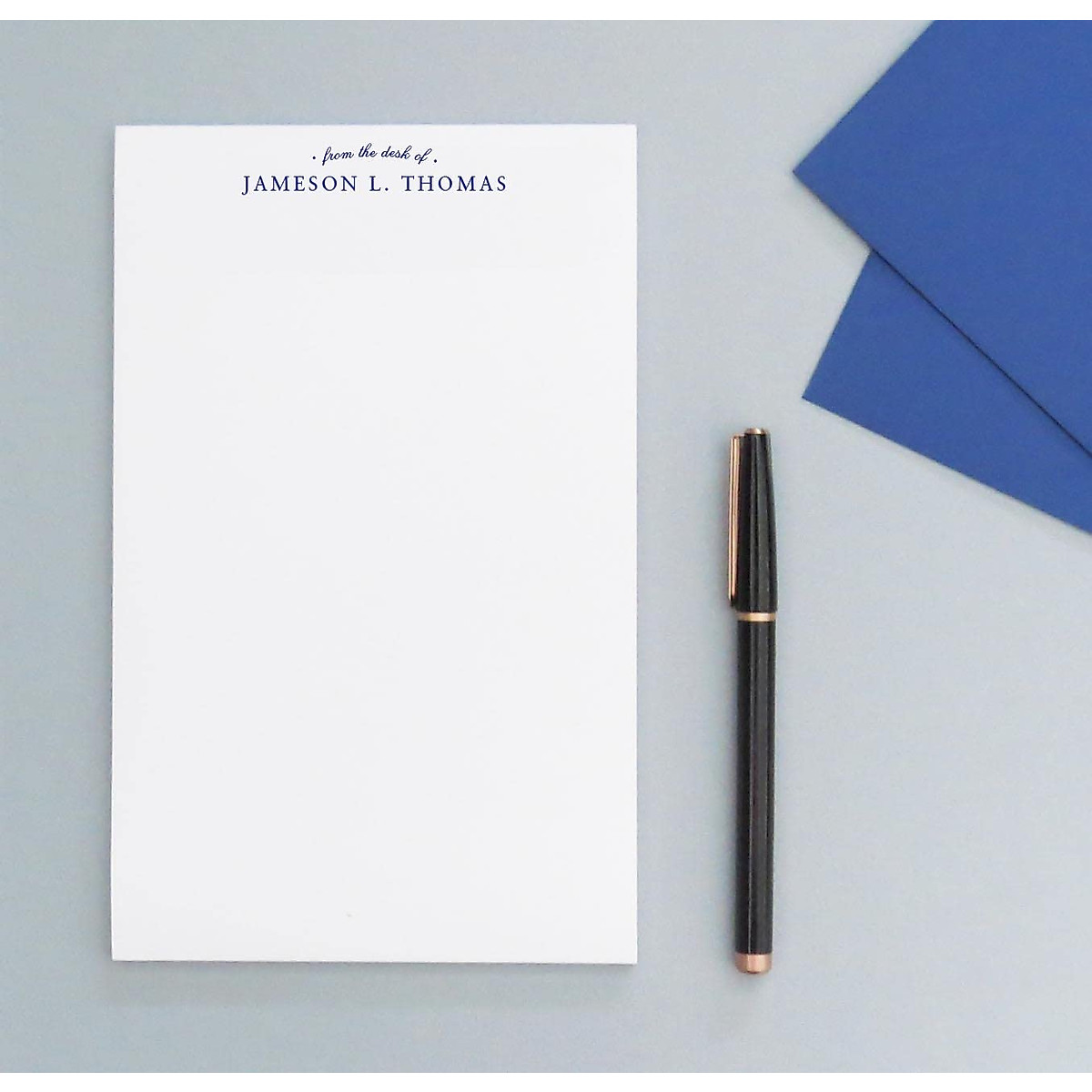 Personalized Lawyers Stationary Personalized Business Notepads for Men, Professional Career Notepads for Women, Real Estate Letter Writing Paper, Doctor, size 5.5in x 8.5in, 50 sheets