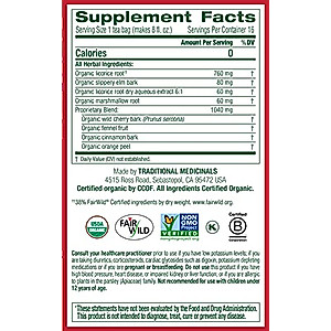 Traditional Medicinals Organic Throat Coat Herbal Tea, Supports Throat Health 16 Count (Pack of 1) Total 16 Count