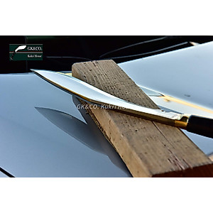 GK&CO. Kukri House Official Issued - Genuine Kukri/Khukuri - 13-inches Blade Service No.1 Highly Polished Knife - Handmade in Nepal…..