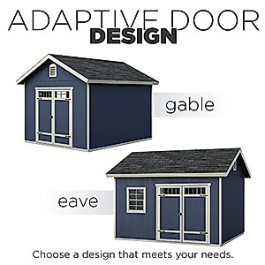 Handy Home Products Beachwood 10x12 Do-it-Yourself Wooden Storage Shed