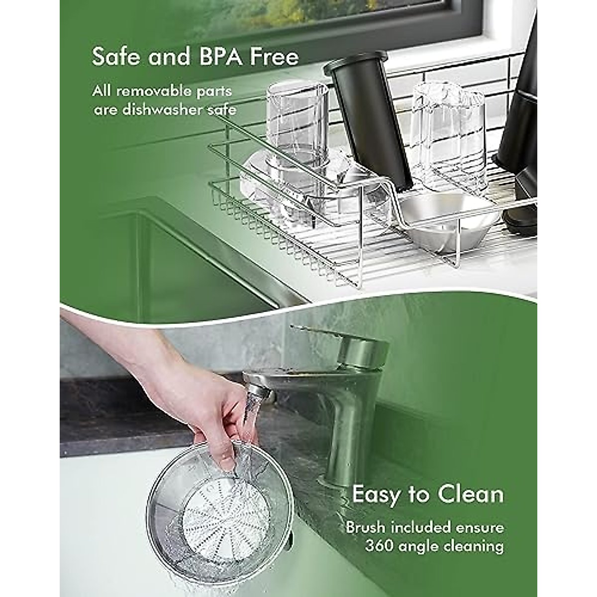 Juicer Machine, SiFENE 500W Centrifugal Juicer Extractor with 3" Wide Feed Chute for Vegetable and Fruit, Juice Maker with 3-Speed Setting, Easy to Clean, BPA Free, Stainless Steel