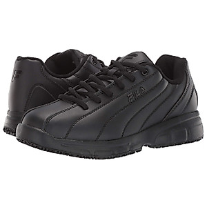Fila Men's Memory Niteshift Slip Resistant Work Shoe Shoe, Black, 11 D US