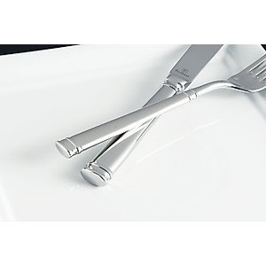 Fortessa Bistro 18/10 Stainless Steel Flatware, 5 Piece Place Setting, Service for 1