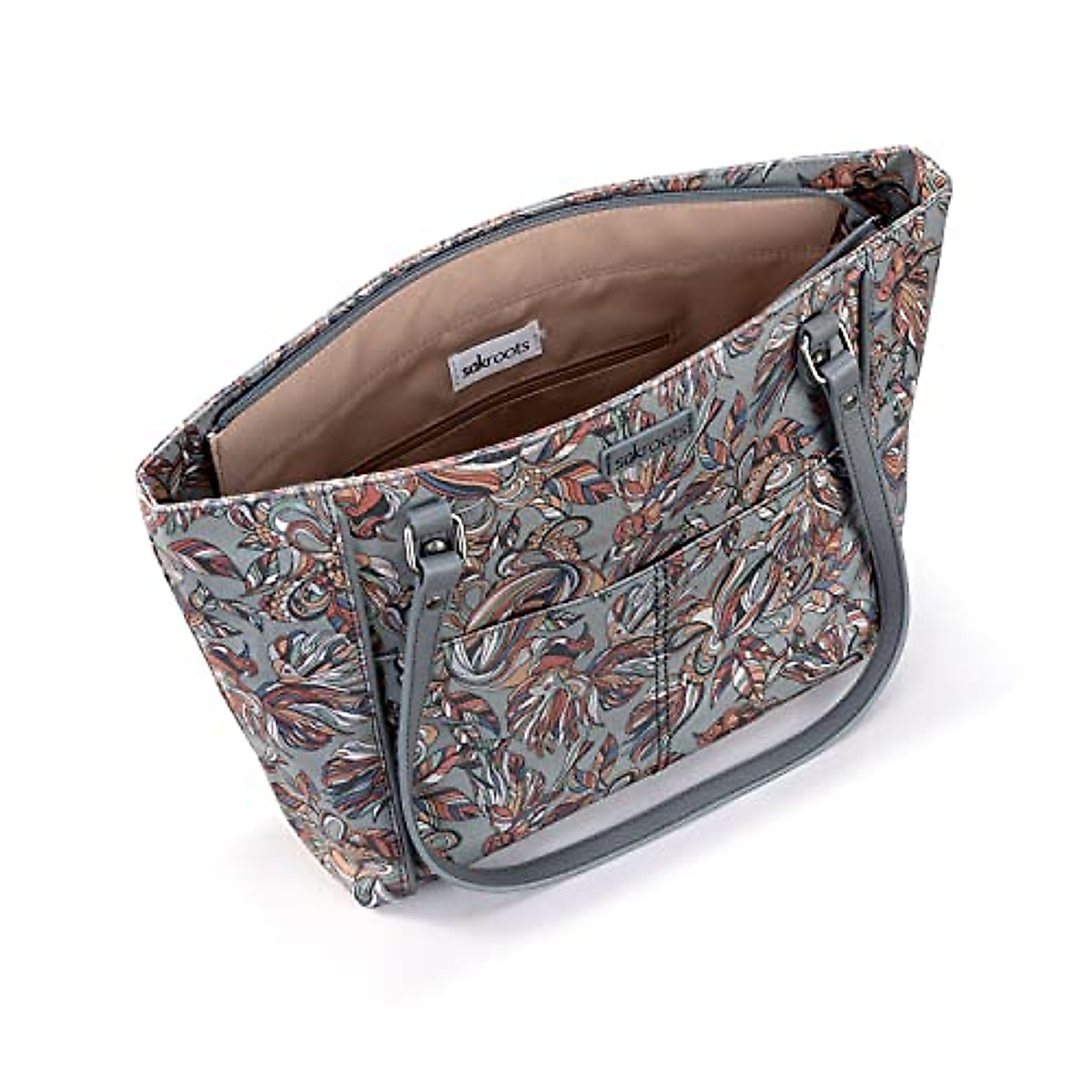 Sakroots Metro Tote Bag, Grey Treehouse