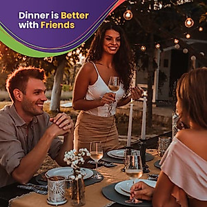 Exquizite White Taper Candles - 16 Pack Unscented Dripless Taper Candles 10 inch x 3/4 inch - Perfect Tapered Candles for Home, Centerpieces, Emergency Candle, Weddings, Parties and Special Occasions