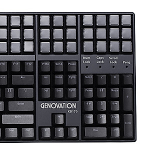 Genovations Wired 66 Keys Keyboard Programmable USB, Keyboard, Black