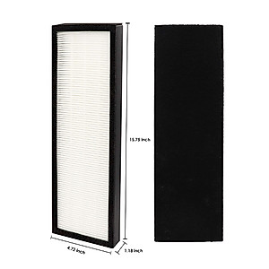 HEPA Air Purifier Replacement Filter B,replacement Filter B for AC4900, AC4825, AC4850PT, CDAP4500, AC4300, and More,1+1