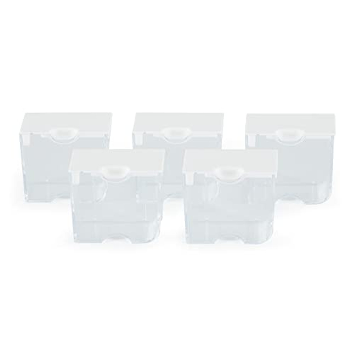 Bead Storage Solutions Elizabeth Ward 5 Piece Craft Organizing Storage Containers for Small Beads, Crystals, and Fasteners, Clear (3 Pack)