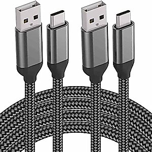Grtoeud USB C Cable 15FT 2Pack, Extra Long USB-A to USB-C Cable Braided Fast Charger Cord Compatible with Sony PS5, Samsung Galaxy S22 S21 S20 S10, Note 9 Plus, OnePlus 10 Pro, Nintendo Switch, Moto