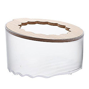 LUOZZY Hamster Bathroom Hamster Sand Bath House Rat Toilet Hamster Hideout Hamster Bath Box (A)