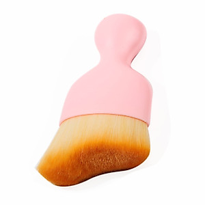 Reswish ESEWALAS Car Windshield Cleaning Tool,Soft Bristle Cleaning Brush,Auto Detail Brush Car Dash Duster Brush Interior Duster,Car Interior Cleaning Brush Dusting Brush (Pink with Cap)