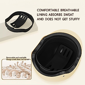 DOT Certified Fashion Girl Motorcycle Helmet, Vespa Youth Open Face Ultra-Thin Comfortable Helmet, Men Women Retro Motorbike Summer Street Sunscreen Helmet for Scooter Cruiser ATV Moped-A||55-60CM