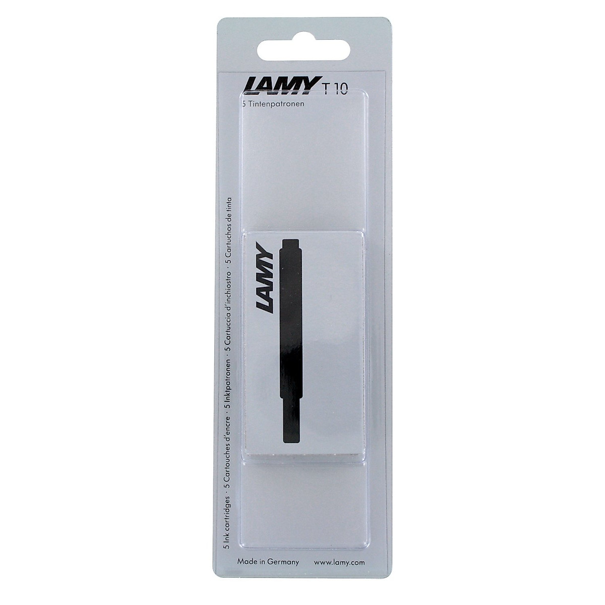 Lamy Fountain Pen Ink Cartridges, Black Ink, Pack of 20 (LT10BKB)