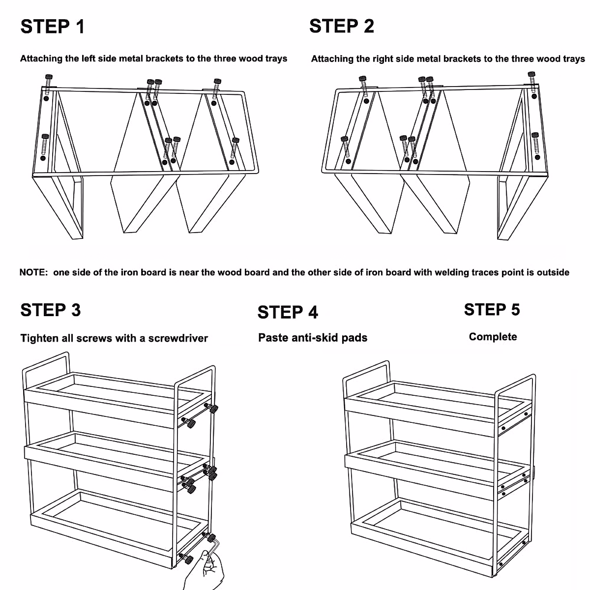 AfooBezos 3-Tier Countertop Organizer for Counter Stylish Wood Vanity Shelf Storage Skincare Tray Organizers Shelf for Bathroom Storage Organization