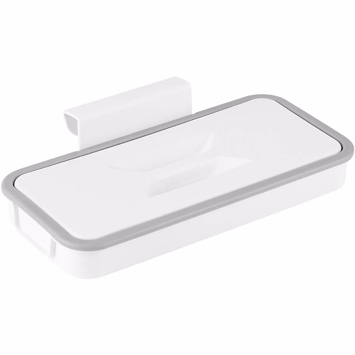 Hanging Trash Bag Holder,Hanging Trash Bag Rack,Garbage Waste Holder with Lid for Kitchen Closet Cupboard Accessory