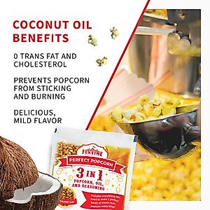 FunTime FT412 4-Ounce 3-in-1 Popcorn portion Movie Pouch Kit - 12pk