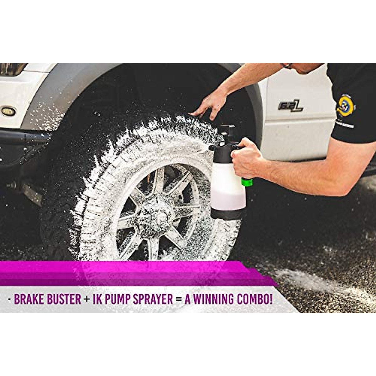 P&S Professional Detail Products - Brake Buster Wheel Cleaner - Non Acid, Removes Brake Dust, Oil, Dirt, Light Corrosion (1 Pint)